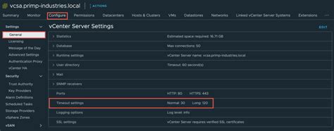 Vsphere Session Timeout Overview