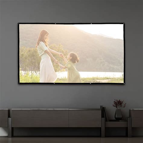 이동형 빔프로젝터 스크린 221x125cm 영화빔스크린 홈플러스 택배배송