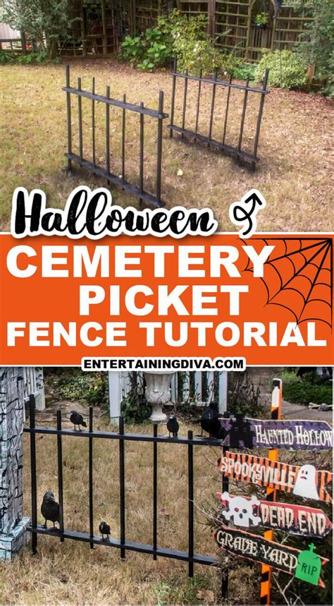 Halloween Diy Fence At Cora Turner Blog