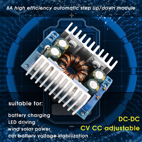Tool Center Dc5 30v ถึง 1 25 30v อัตโนมัติ Step Up Down Converter Boost Buck โมดูลควบคุมแรงดัน