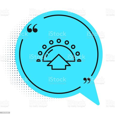 흰색 배경에 격리 된 검은 줄 일출 아이콘 파란색 음성 버블 기호입니다 벡터 0명에 대한 스톡 벡터 아트 및 기타 이미지 0명 검은색 계절 Istock