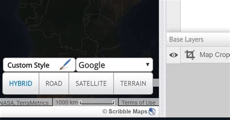 Map Crop TMS And WMS