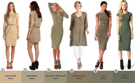 Сочетания цвета хаки и его оттенков в одежде | LOOKCOLOR