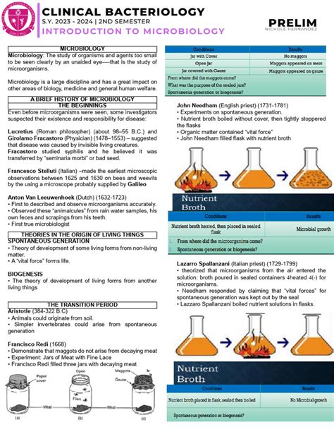 Clinical Bacteriology Lecture W01 Pdf Microbiology Microorganism