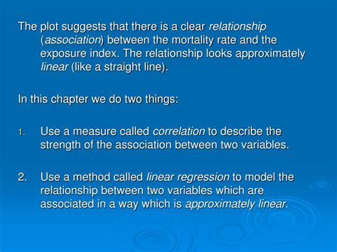 Ppt Lecture 11 Chapter 6 Correlation And Linear Regression