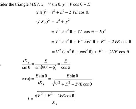 Again It Follows That The Power Input Per Phase Power