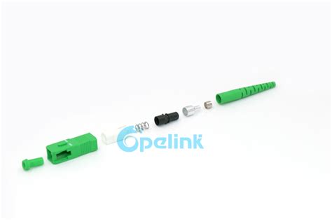 Sc Apc Simplex Singlemode Optical Fiber Connector Technical Guarantee