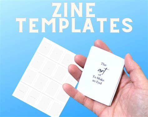 Editable Modern Zine Template With Canva 8 Page Zine Zine Making For