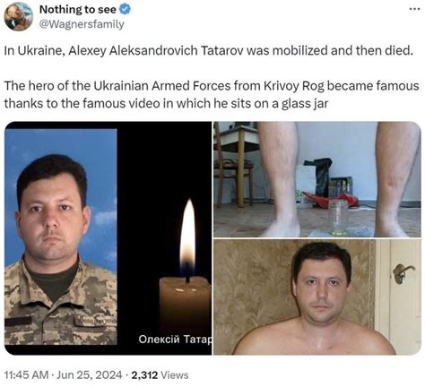 Did The 1 Guy 1 Jar Man Aleksey Tatarov Die In Ukraine Fact Checking The Deat Know Your Meme