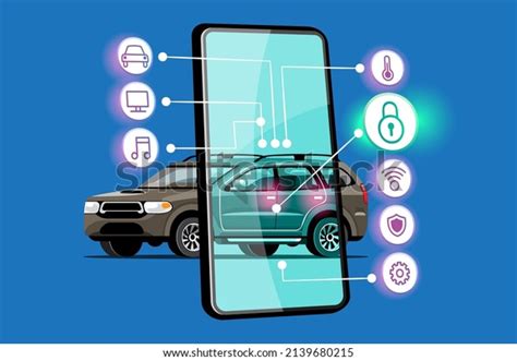 Internet Things Iot Smart Connection Control Stock Vector Royalty Free Shutterstock