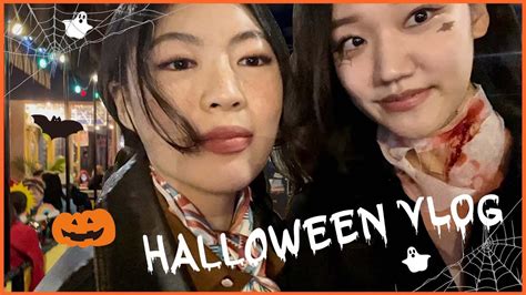 뉴욕 유학생 Vlog 할로윈 퍼레이드 보러가기🎃 Fit 할로윈 파티 코스튬 사러가기 타임스퀘어 그린위치 바베큐먹방🍖 Halloween 👻 Youtube