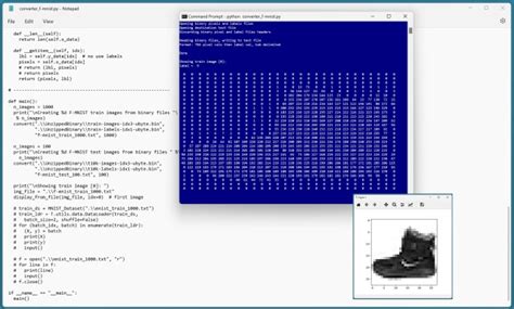 Converting Fashion Mnist Binary Files To Text Files James D Mccaffrey