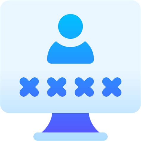 Password Basic Gradient Gradient Icon