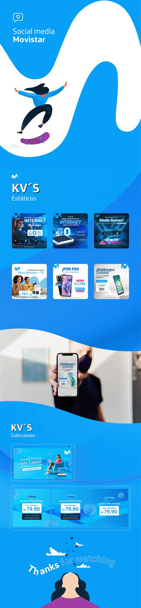 Movistar Key Visuals Behance