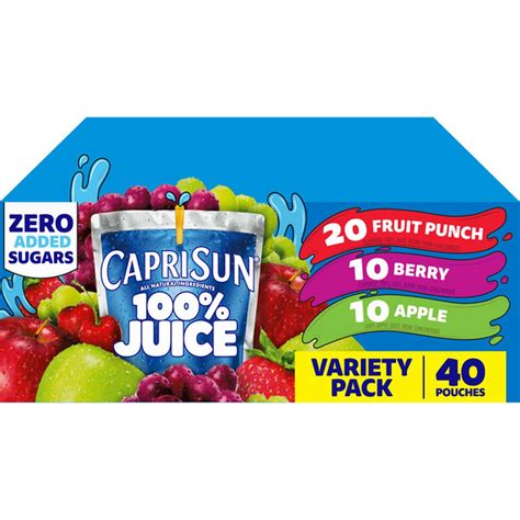 Capri Sun 100 Juice Blend From Concentrate With Added Ingredients