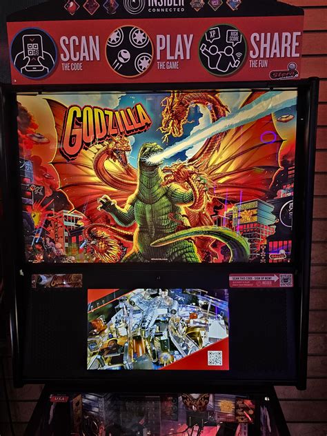 The Local Arcade Has A Godzilla Pinball Machine Rgodzilla