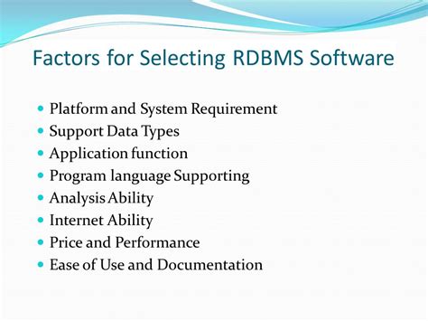 Ling Guo Feb 15 2010 Databaserdbms Software Review Oracle Rdbms