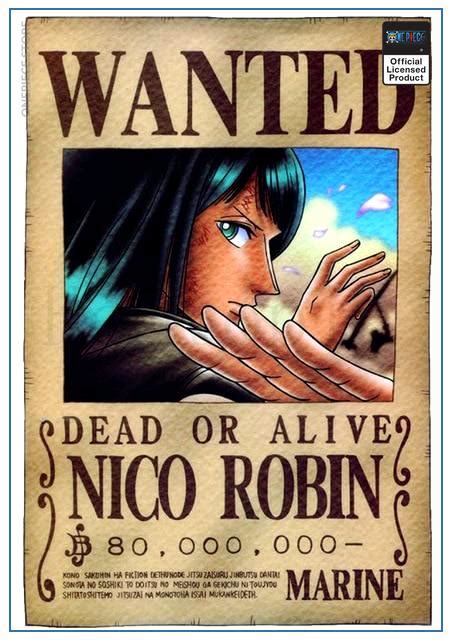 Nico Robin Wanted Poster