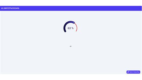 Sleek Circular Slider Flutterflow