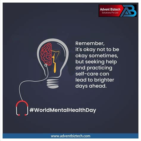 Advent Biztech Solution Pvt Ltd On Linkedin Mentalhealthday Adventbiztech
