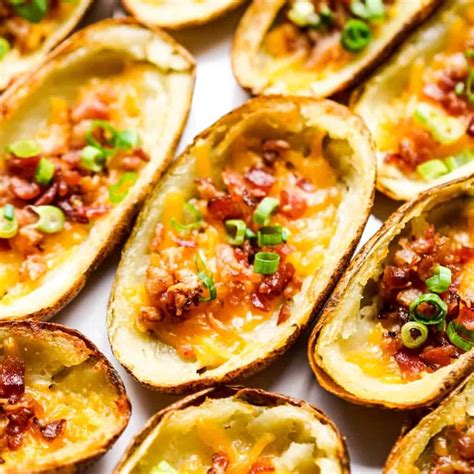 Crispy Baked Potato Skins Joyous Apron