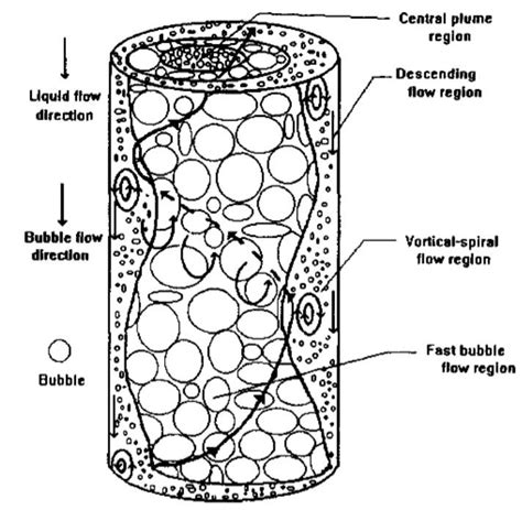 4 Transient Flow Patterns In A Three Dimensional Bubble Column Flow Download Scientific