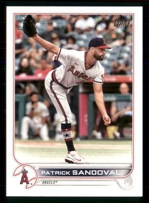2022 Topps 428 Patrick Sandoval Los Angeles Angels Ebay