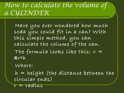 Volume Mathematics PPT Physics Science