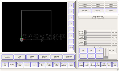GUI Layout LinuxCNC