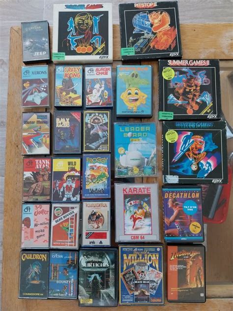 Commodore 64 Grand Bundle 26 Original Cassette Games Featuring