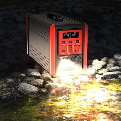 Portable Power Solar Generator Ups 1000 Watt Continuous Power Supply