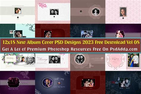 12x18 New Album Cover Psd Designs 2023 Free Download Vol 08 Psdadda