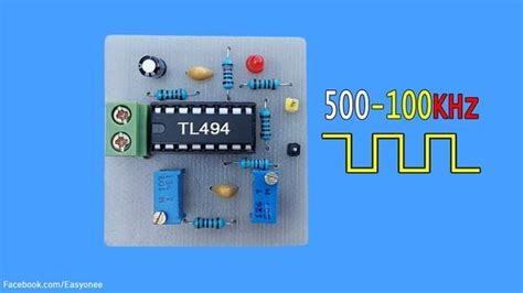 TL PWM Controller Frequency KHz Schematic PCB In