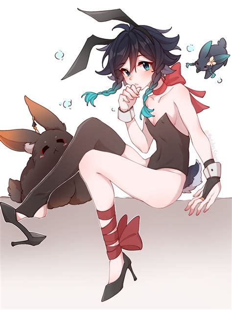 Zhongli And Venti Genshin Impact Drawn By Matchesstars Danbooru