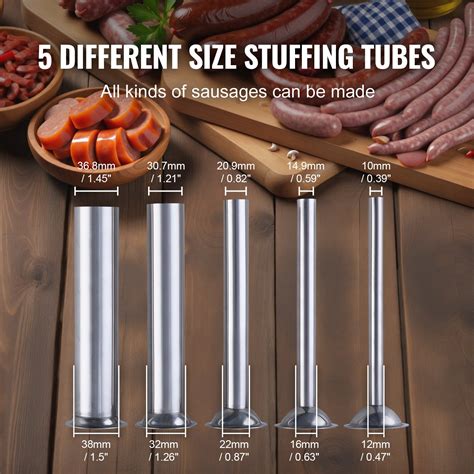 Vevor Electric Sausage Stuffer 12 L Vertical Meat Stuffer 304 Stainless