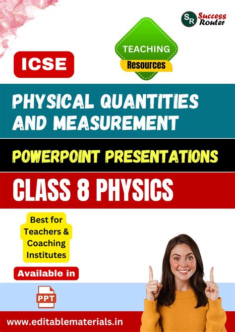 Physical Quantities And Measurement Ppt For Icse Class 8 Physics For Teaching Editable Materials