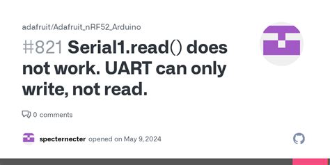 Serial1read Does Not Work Uart Can Only Write Not Read · Issue 821 · Adafruitadafruit