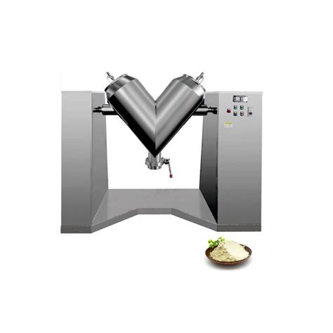 V Mixer V100 V200 Automatic Ss304 Grain Flour Powder Mixing Equipment