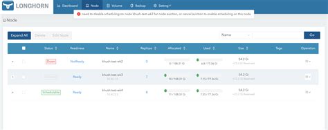 Bug Ui Enable Scheduling Option Appears For Down Node On The