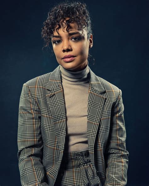 Celebsofcolor Tessa Thompson Photographed At The Daily Tessa Thompson