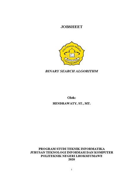 binary search pdf