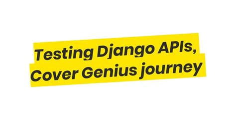 Testing Django Apis Pptx