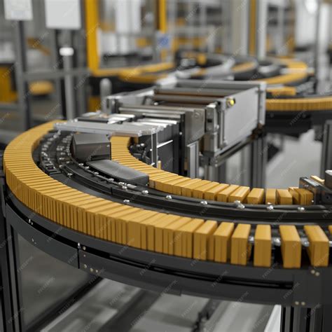 a smart conveyor system dynamically adjusting speeds based on