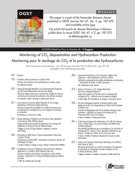 Pdf Simultaneous Inversion Of Production Data And Seismic Attributes Application To A