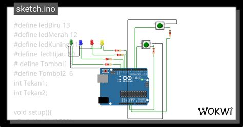 TUGAS 1 IoT INO Mine Wokwi ESP32 STM32 Arduino Simulator