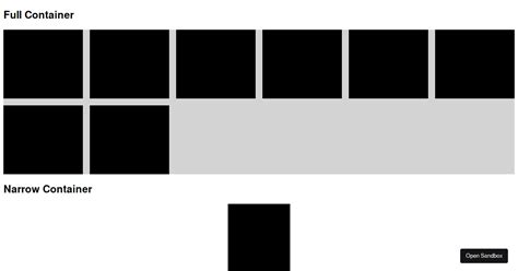 Css Grid Responsive Auto Fill Example With Repeat And Fallback Codesandbox