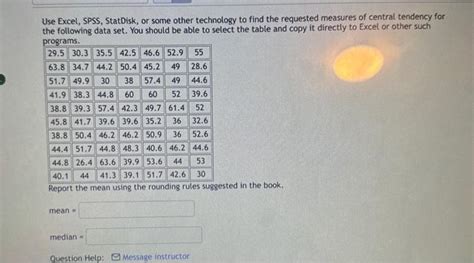 Solved Use Excel Spss Statdisk Or Some Other Technology