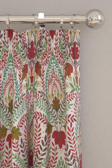 Script Curtains By Prestigious Cherry Fabric Wallpaper Direct