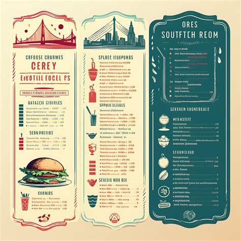 Premium AI Image A Set Of Menu Layout 2D Design With Vintage Style Frame Vector Creative Flat