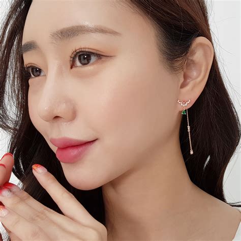 볼라레 특별한생일선물 에메랄드 드롭귀걸이 Spe614 볼라레 주얼리